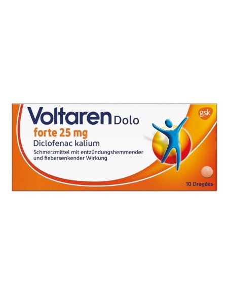 Voltaren Dolo forte dragée - 10 x 25 mg