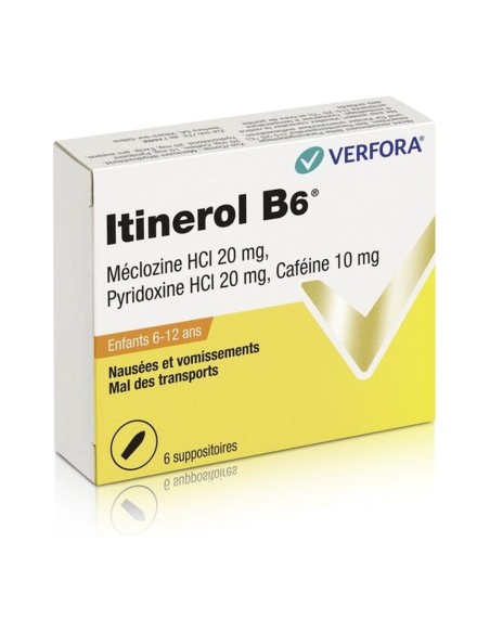 Itinerol B6 suppositoire enfant - 6 pièces