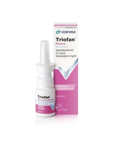 Triofan Rhume sans conservant spray doseur pour petits enfants et ...